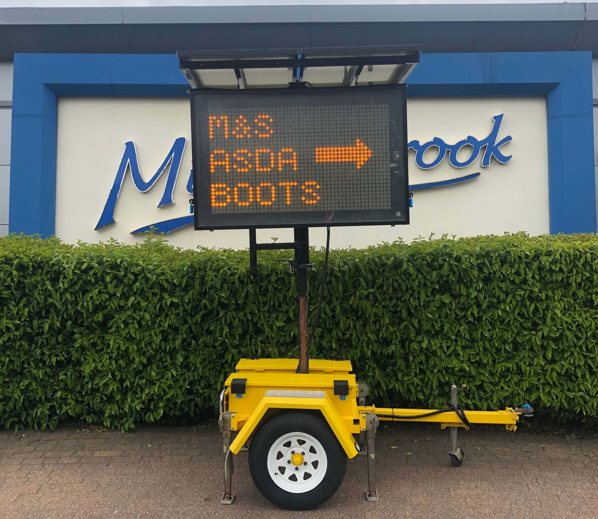 Portable VMS help with Parking and Traffic management under COVID-19 ...