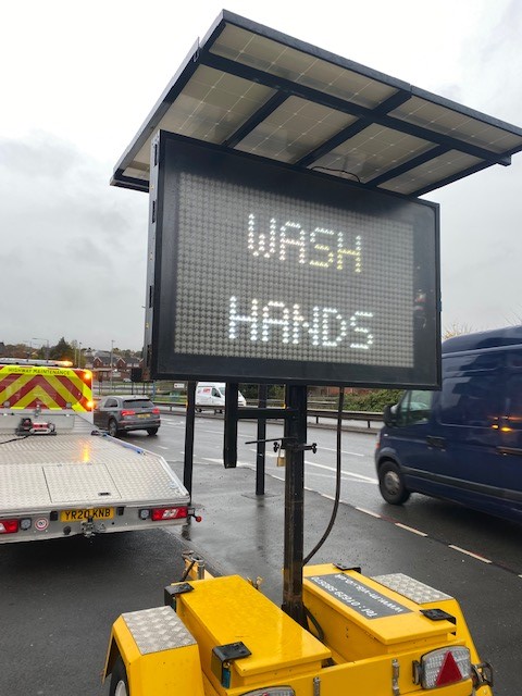 Using portable Variable Message Signs to Help Keep Order as COVID Restrictions Ease - MVIS Ltd